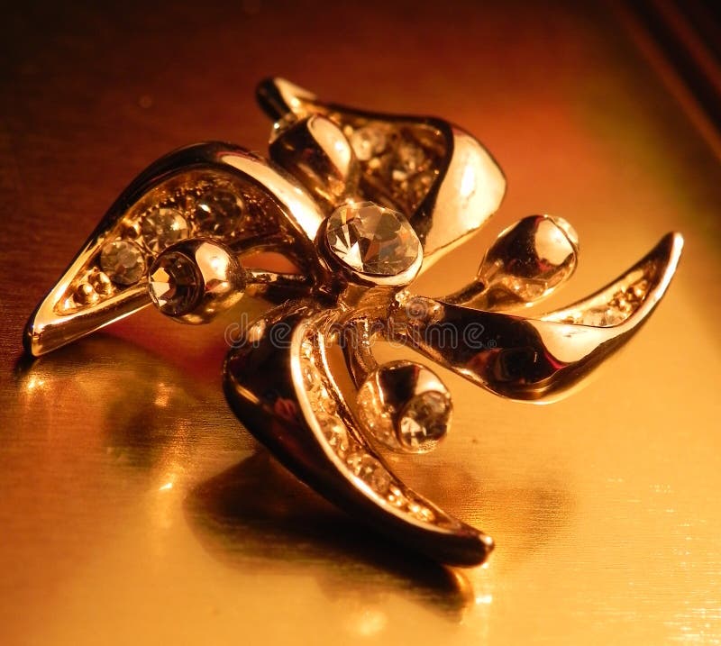 Beautiful Women S Pendant Brooch Stock Photo - Image of bijouterie ...