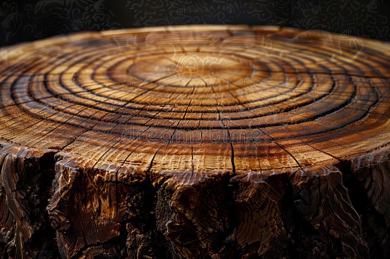 Beautiful Wood Grain Background with Circle Rings, Wood Texture for ...