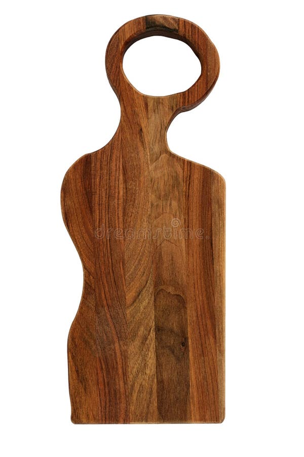 A Beautiful Wooden Cutting Board in a Rustic Style Stock Photo - Image ...