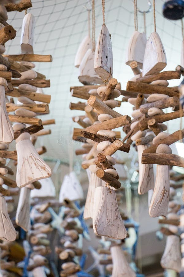 Beautiful Wooden Fish for Decoration Stock Image - Image of river ...