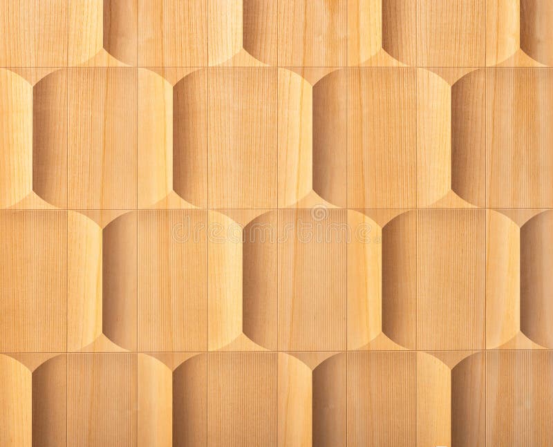 Beautiful Wooden Texture of Rectangular Planks Folded into Curly ...