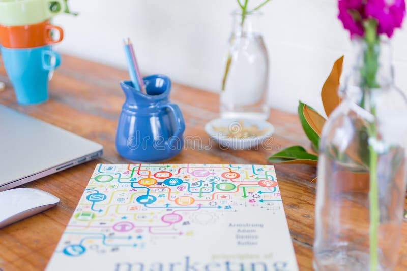 Beautiful Work Desk Still Life Stock Image - Image of cups, stilllife ...