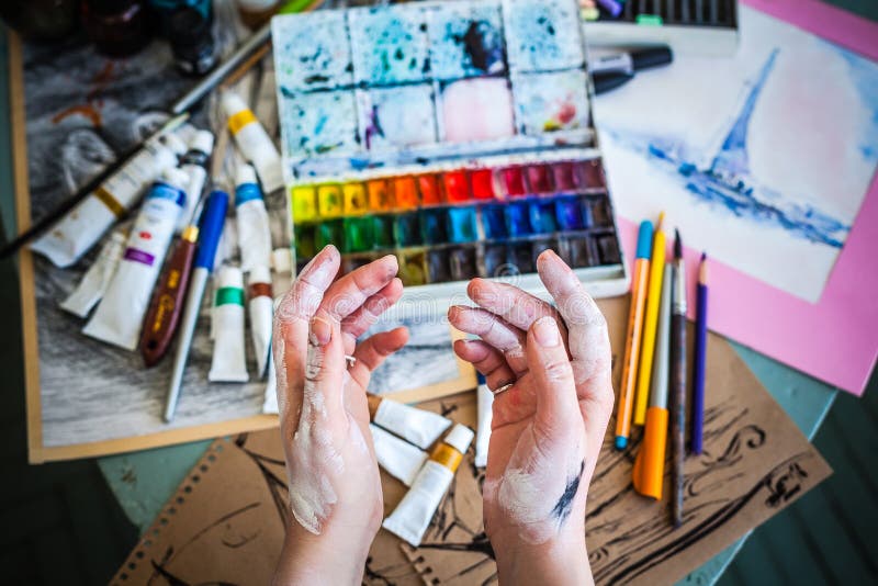 Beautiful Work of a Talented Artist Stock Image - Image of craft ...