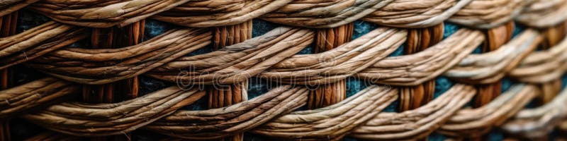 Beautiful Woven Basket Texture Background Pattern. Generative AI Stock ...
