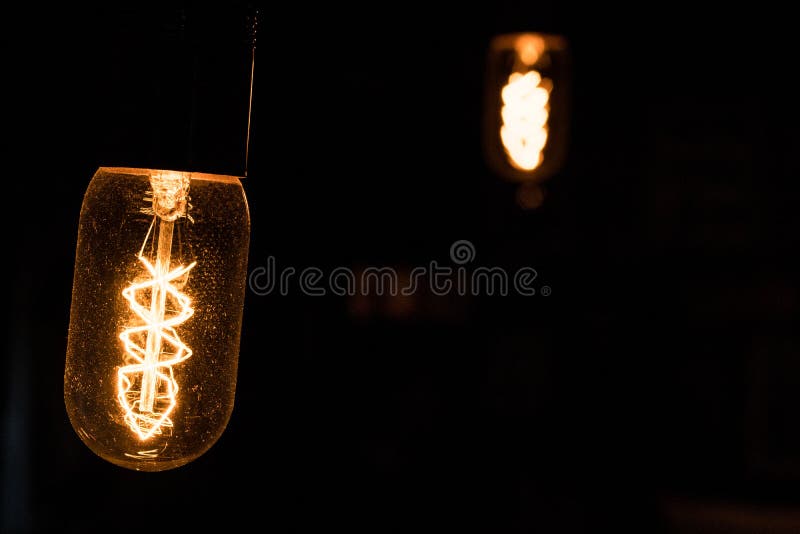 Ambient light bulbs stock photo. Image of dark, lantern - 113237894
