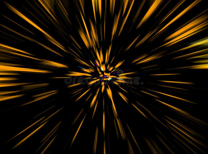 Beautiful Yellow Firework Effect Background Stock Illustration ...