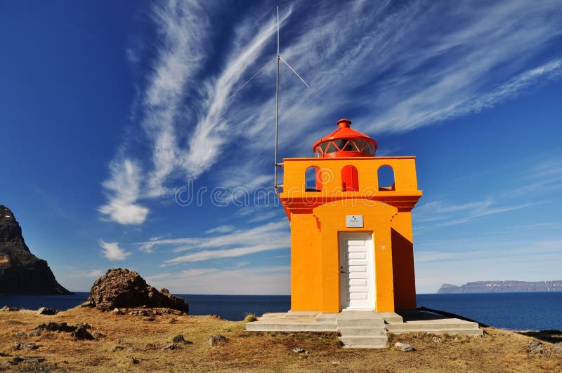 Yellow Lighthouse stock photo. Image of biloxi, light - 17264712