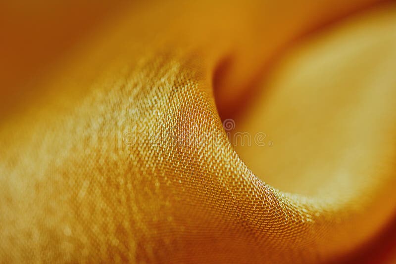 Yellow Texture of Cloth in Abstract Macro for Background Stock Photo ...