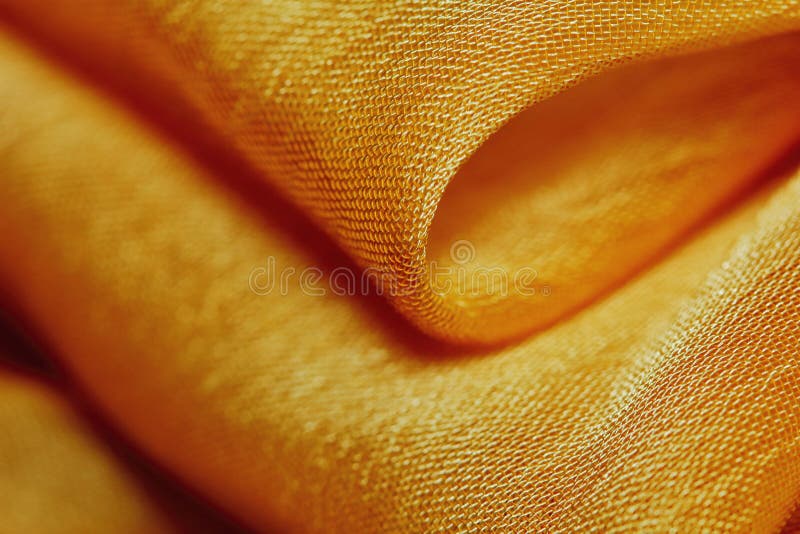 Yellow Texture of Cloth in Abstract Macro for Background Stock Image ...
