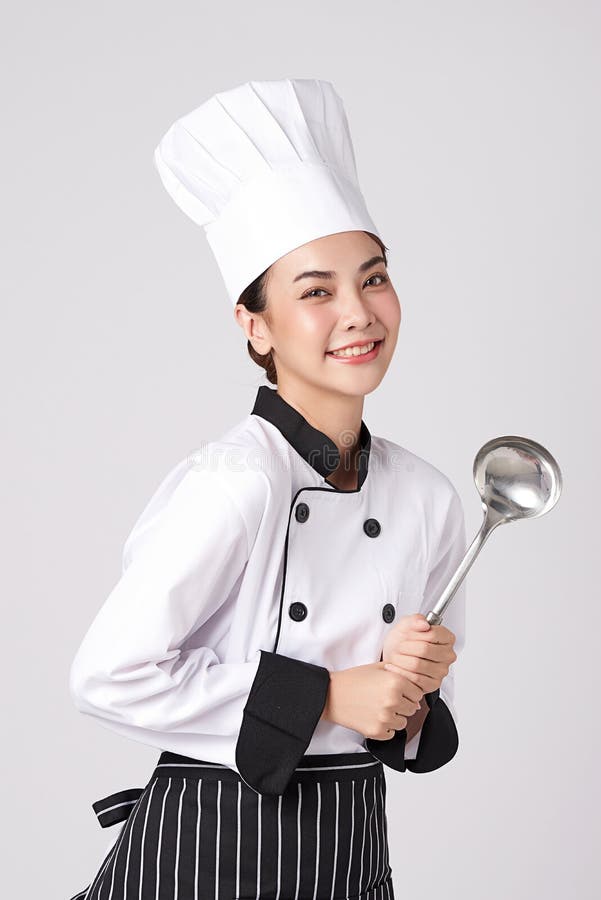 145 Happy Smiling Asian Chinese Woman Chef Work Stock Photos - Free ...