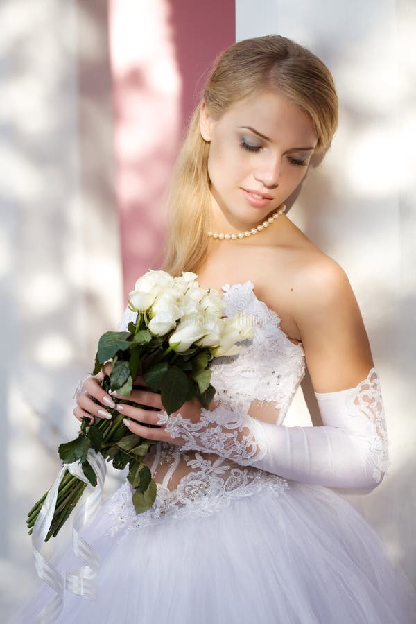 Wedding. Beautiful bride stock photo. Image of bride - 41523636