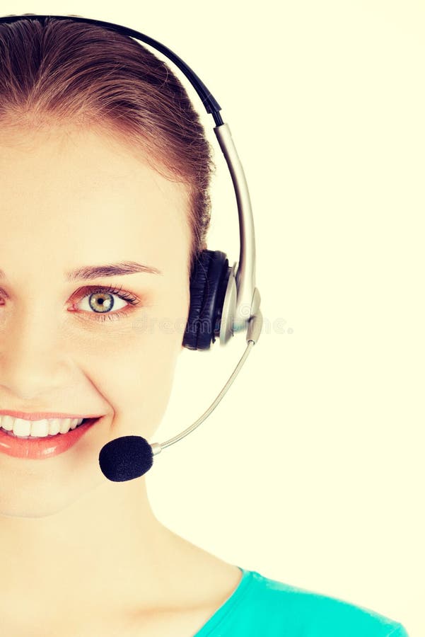 Telephone operator stock photo. Image of assistant, helpline - 4119678