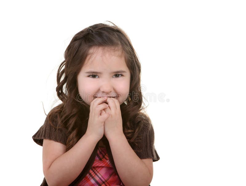 Young girl looking in awe stock image. Image of girl, amazed - 4734441