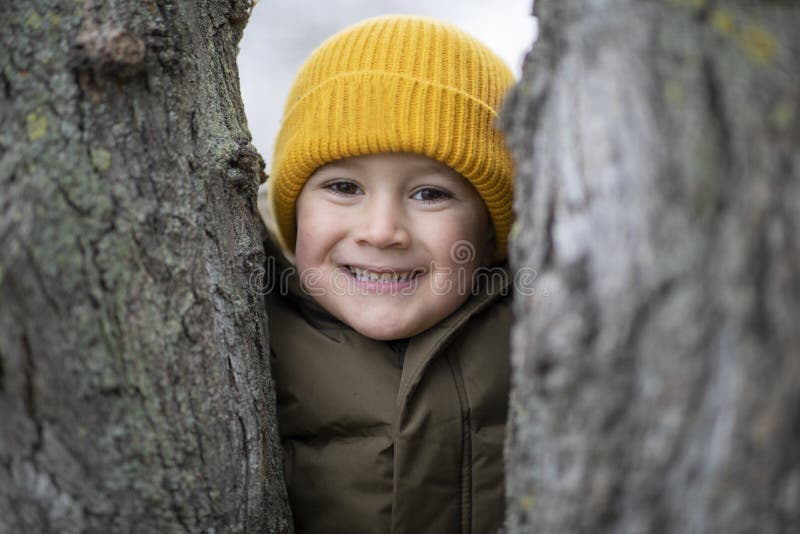 Beautiful Young Child Smiling at the Camera Stock Photo - Image of ...
