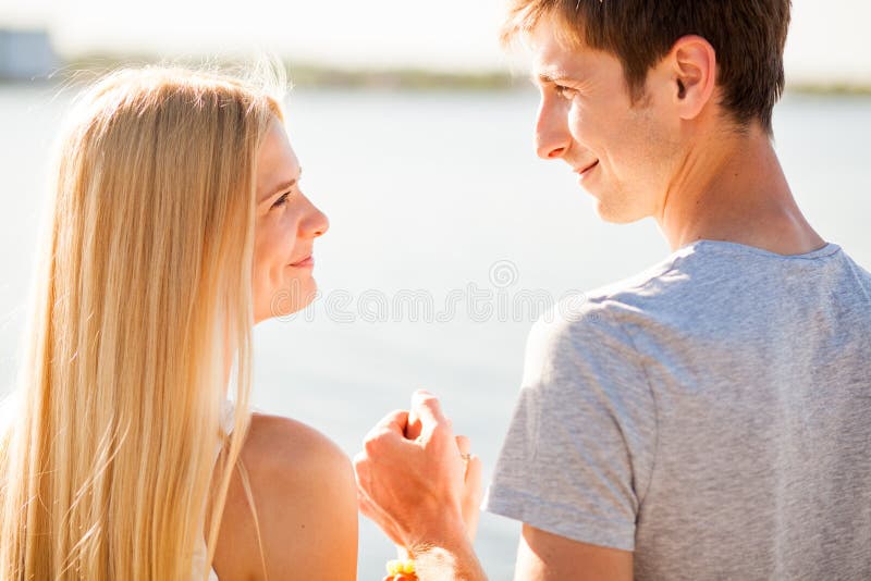 Beautiful young couple stock image. Image of hold, people - 31661419