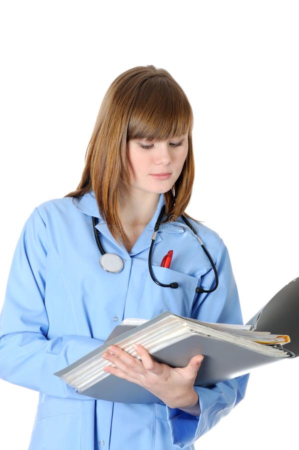 Beautiful young doctor stock photo. Image of smile, caucasian - 65187130