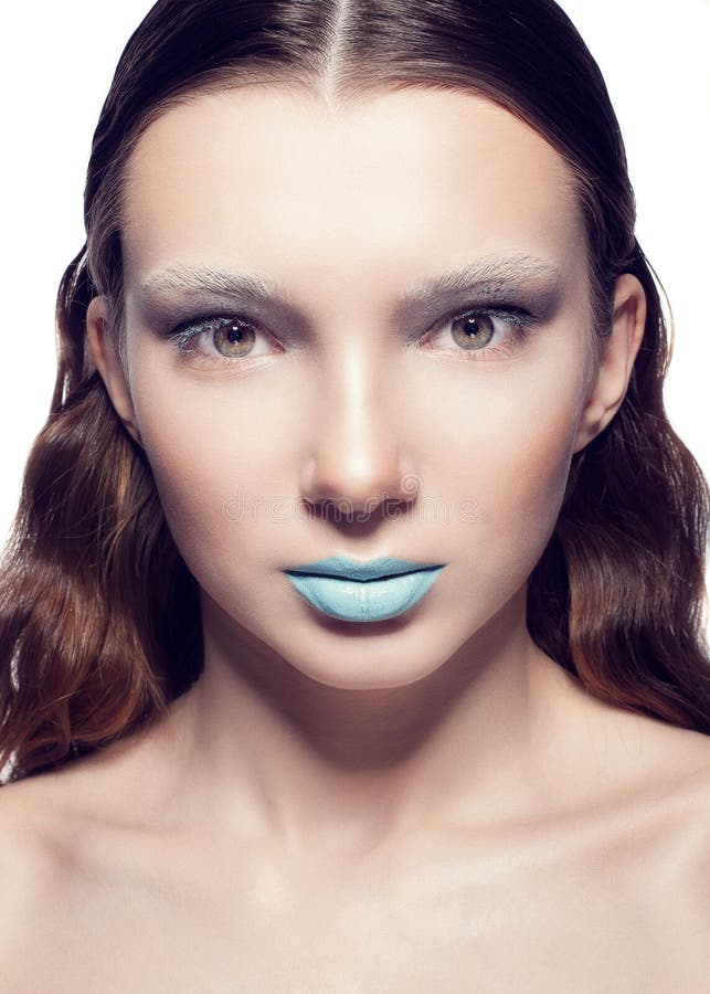 Beautiful young face stock image. Image of hairstyle - 24592515