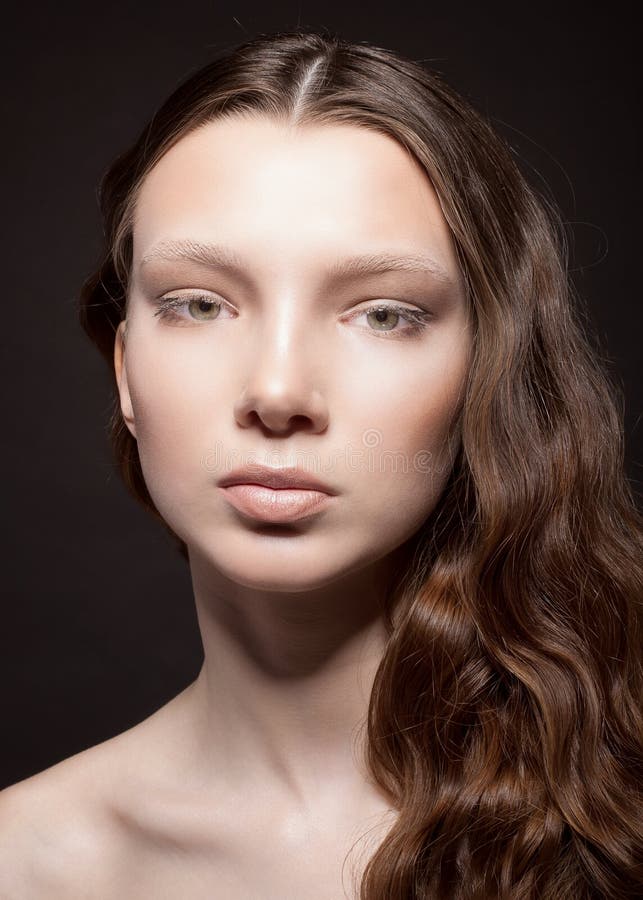 Beautiful young face stock photo. Image of luxury, healthy - 24626492