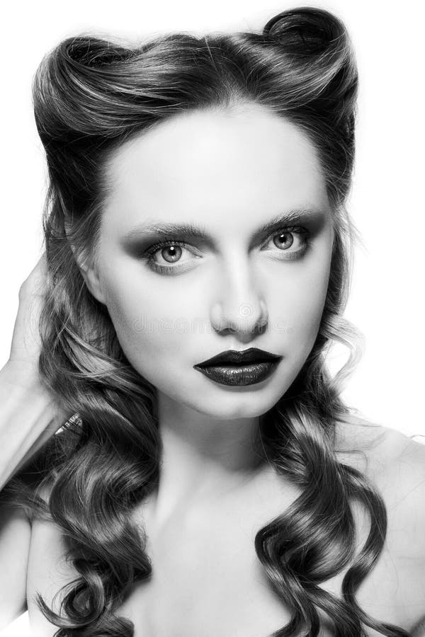 Beautiful young face stock image. Image of looking, head - 24628943