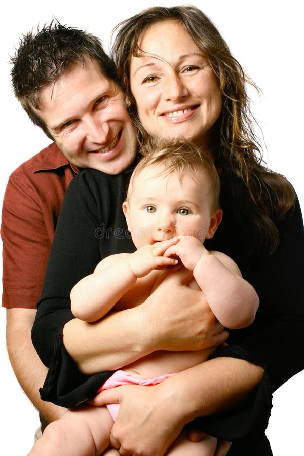 Beautiful young family stock photo. Image of casual, giggle - 2763652
