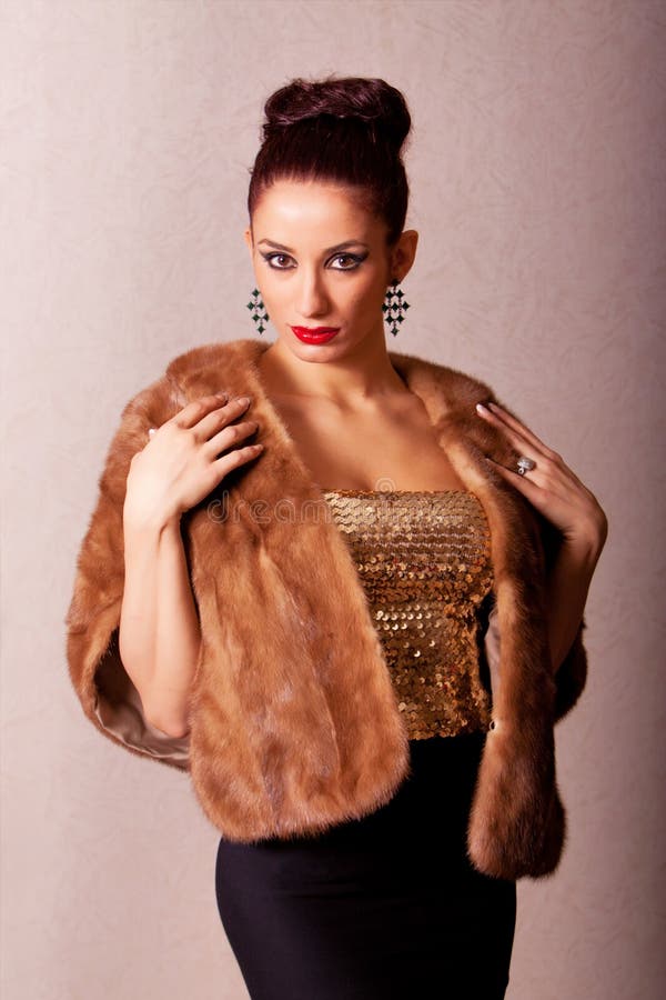 Beautiful Young Fashin Woman Stock Photo - Image of beautiful, beauty ...