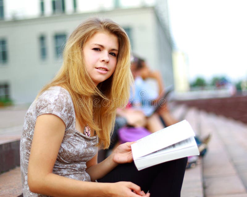 Beautiful Young Female Studen Stock Photo - Image of lifestyle, girl ...