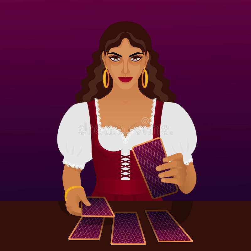 Women Tarot Card Stock Illustrations – 48 Women Tarot Card Stock ...