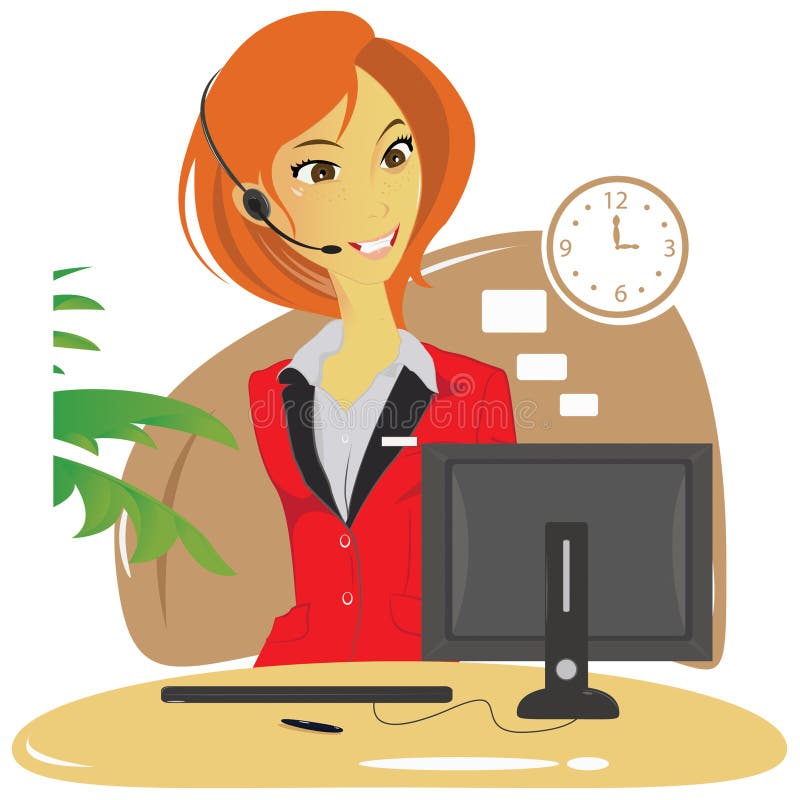 Receptionist Phone Clipart Visa Spotlight | The Latest Products And