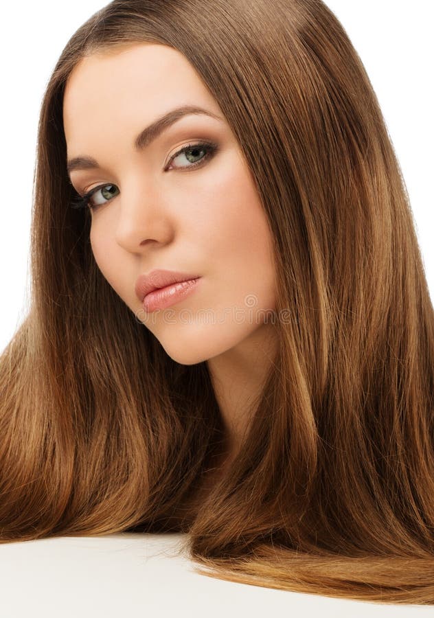 Beautiful Young Girl with Long Hair Stock Image - Image of long ...