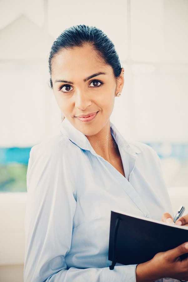 Beautiful Young Indian Business Woman Portrait Happy Smiling Stock ... Beautiful Young Indian Business Woman Portrait Happy Smiling Stock ...