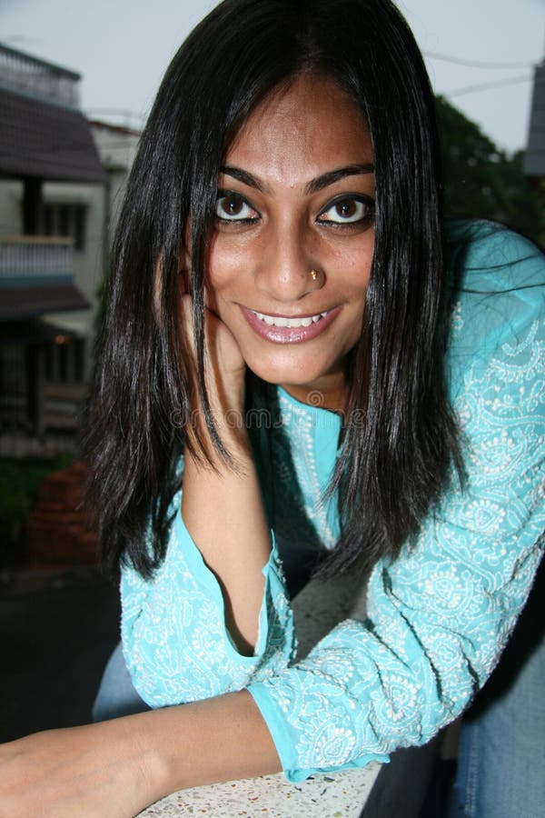 Beautiful Young Indian Lady Stock Photo - Image of class, girl: 9073090