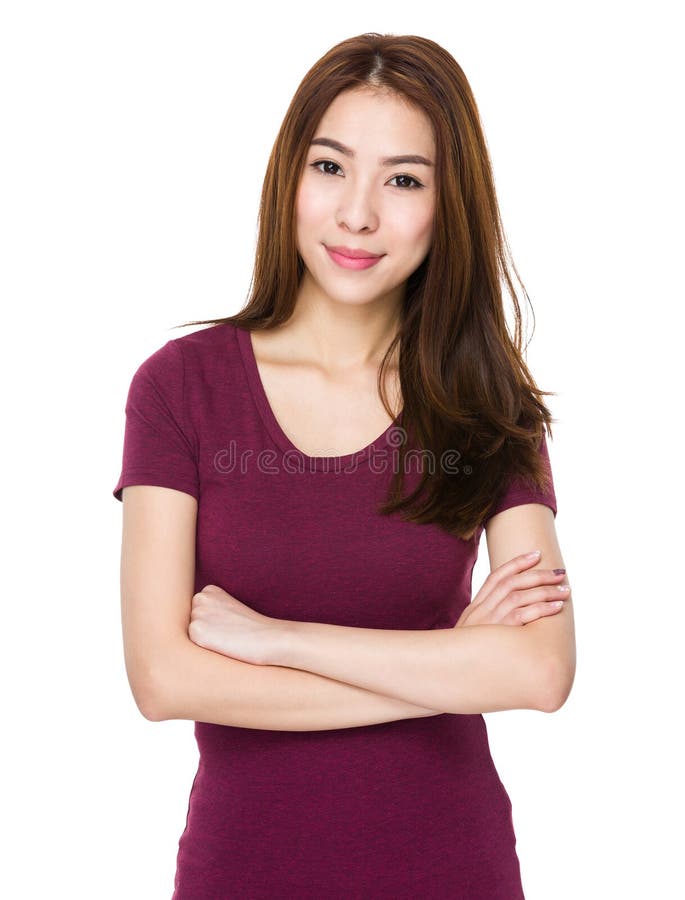 Beautiful young Lady stock photo. Image of model, happy - 52444638