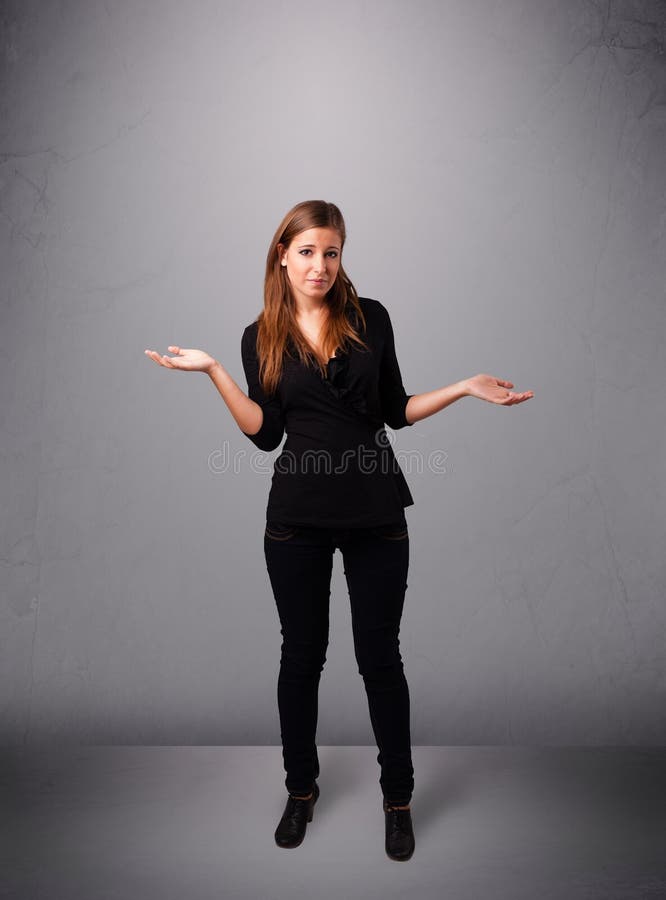 Beautiful Young Lady Juggling with Copy Space Stock Photo - Image of ...