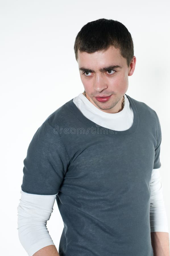 Beautiful young man stock photo. Image of fashion, cute - 19602224