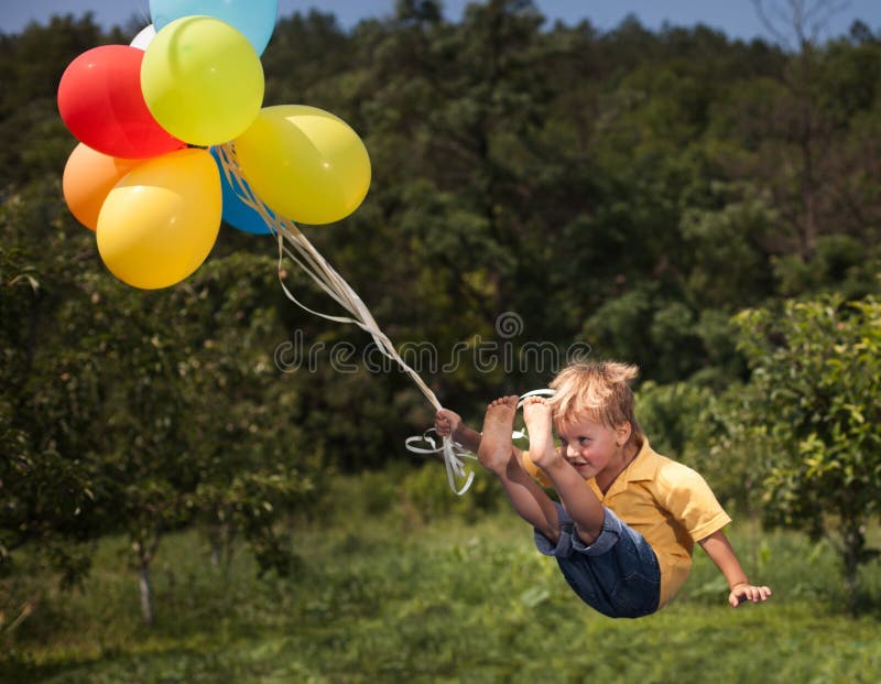 Beautiful Young Man in a Spring Field with Lots of Stock Image - Image ...