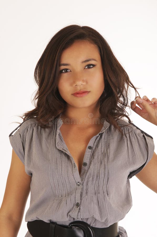 Beautiful Young Model in the Studio Stock Image - Image of gorgeous ...