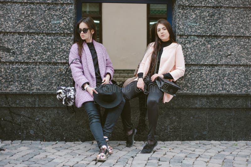 Beautiful young models stock photo. Image of beauty, modern - 73345856