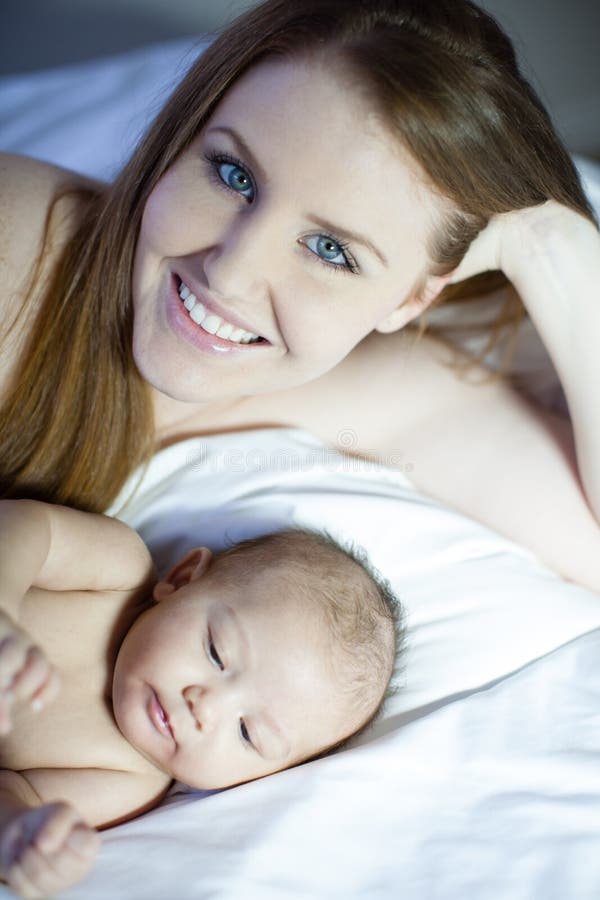 Beautiful Young Mom stock photo. Image of innocence, cheerful - 26740654