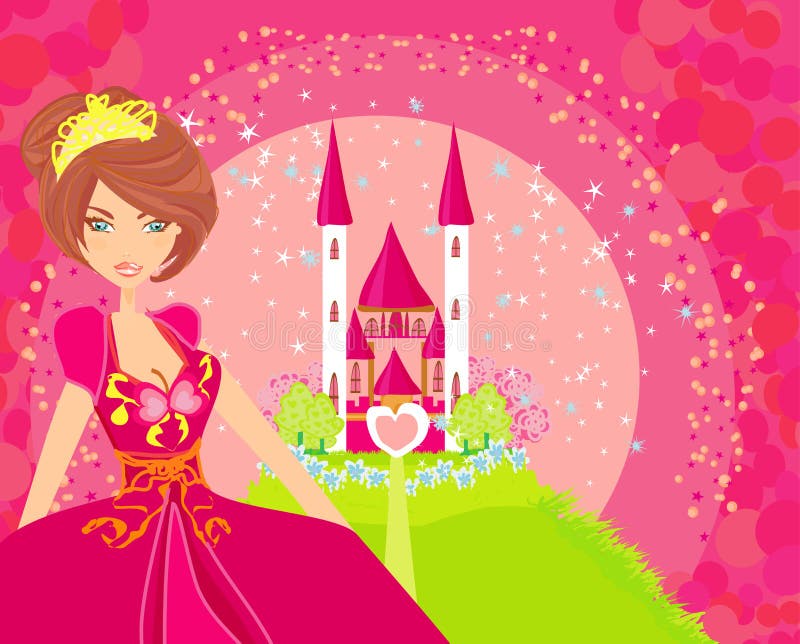 Beautiful young princess stock vector. Illustration of jewelry - 28025924