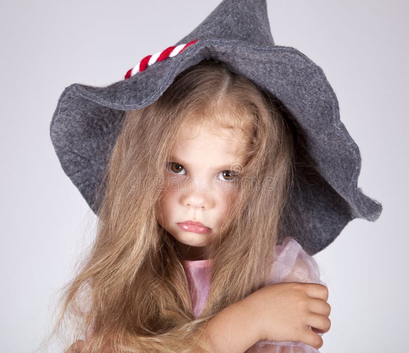 Beautiful Young Sad Girl in Cap Stock Image - Image of favorite, safety ...
