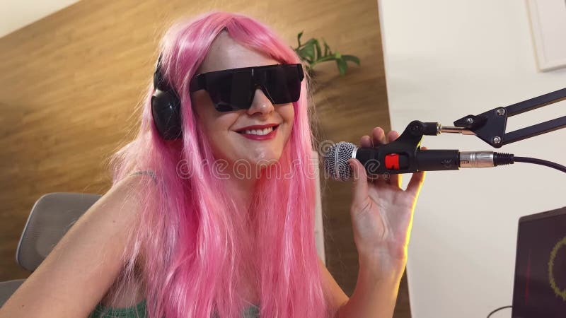 Beautiful Young Singer and Musician Broadcast from Her Home Studio ...