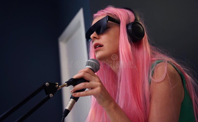 Beautiful Young Singer and Musician Broadcast from Her Home Studio ...