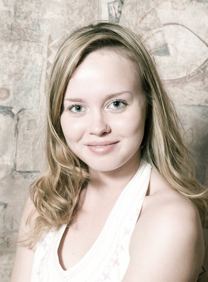 Beautiful young woman stock photo. Image of isolated, young - 5846478