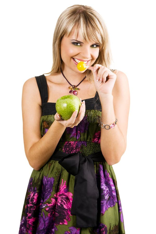 Seductive Candy Apple Biting Stock Photos - Free & Royalty-Free Stock ...