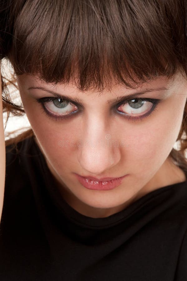 Beautiful Young Woman Close Up. Stock Image - Image of beautiful ...