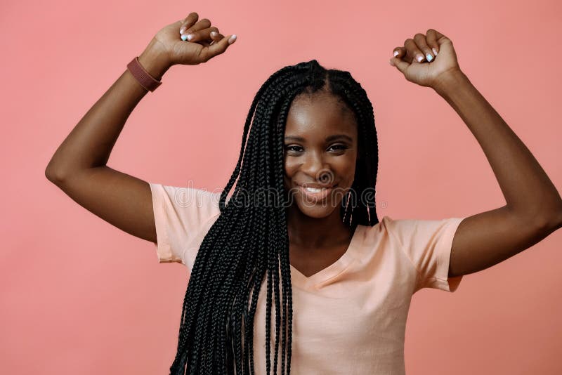 Beautiful Young Woman Dancing Stock Photo - Image of attractive ...