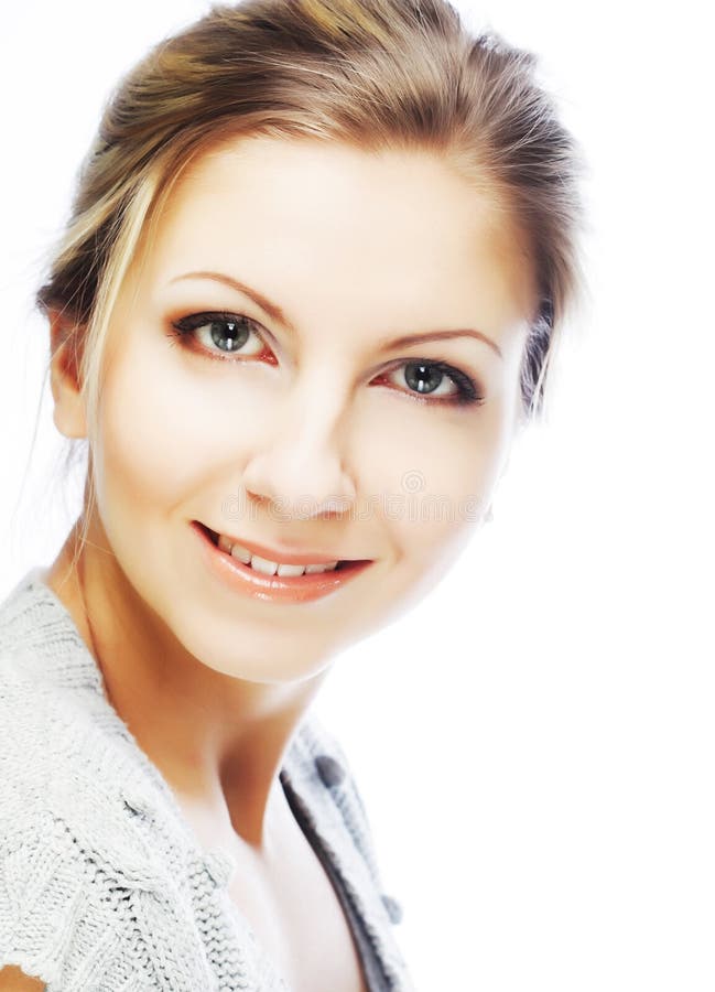 Woman face stock image. Image of caucasian, clean, human - 24674161