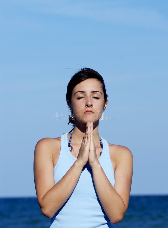 462 Woman Praying Ocean Photos - Free & Royalty-Free Stock Photos from ...