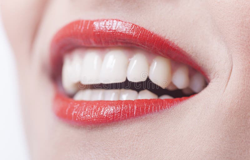 Bright smile stock photo. Image of glossy, happy, glamorous - 3752726