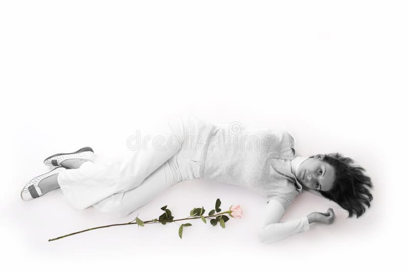 Beautiful Young Women Isolated Picture. Image: 3297597